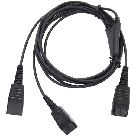Quick Disconnect Y Training Cord,Work for Jabra GN s,Use for Coaching, Supervising, Training ...