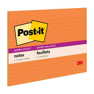 Tripumer 8 Pack Lined Sticky Notes Ruled Self Sticky Note 3 x 3 in 80 ...