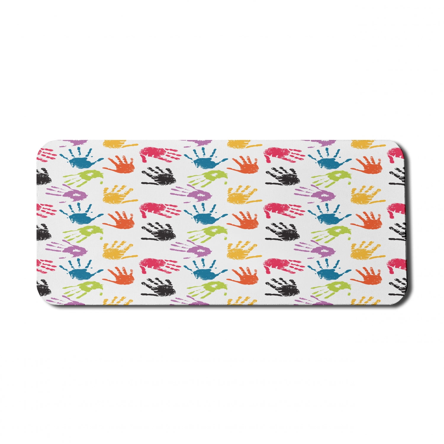 Cartoon Computer Mouse Pad, Colorful Children Print Teamwork Painting ...