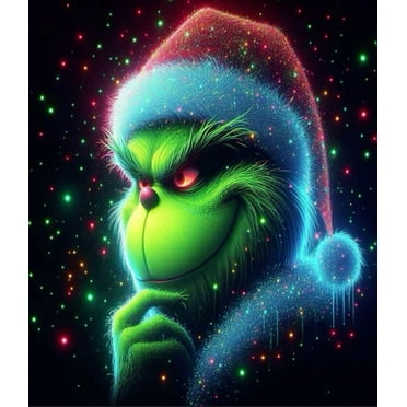 "DLDZSW 5D Grinch Diamond Painting Kit, Christmas DIY Full Drill ...