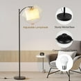 Arc Floor Lamp,Modern Floor Lamp with 9W 3 Color Temperatures Bulb ...
