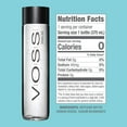 VOSS Sparkling Water From Norway, 375 Ml Glass Bottle, Pack of 9, Crisp ...