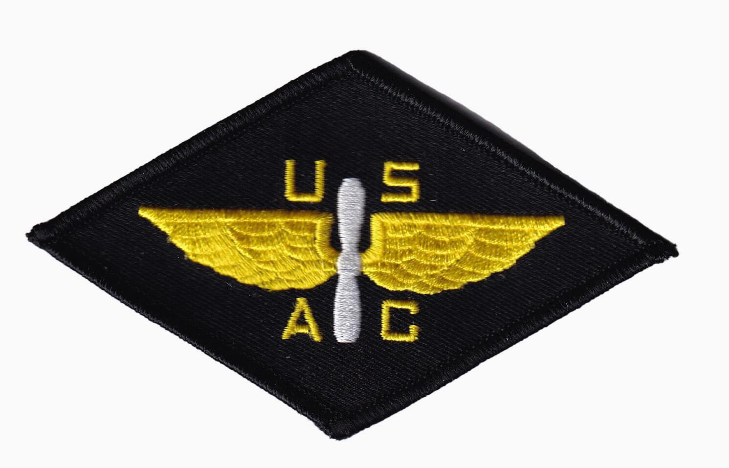 US Army Air Corps (USAAC) Flight Cadet Patch – With Hook and Loop, 4.5 ...