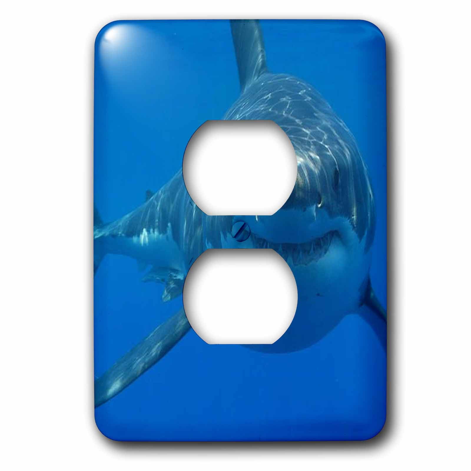 Underwater Great White Shark 2 plug outlet cover lsp-108355-6 - Walmart.com