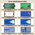 GVDV 13-in-1 Multi Game Table,48"Combo Game Table with Basketball ...