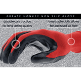 Grease Monkey Nitrile Coated Disposable Gloves, 10 Pairs, D25210 ...