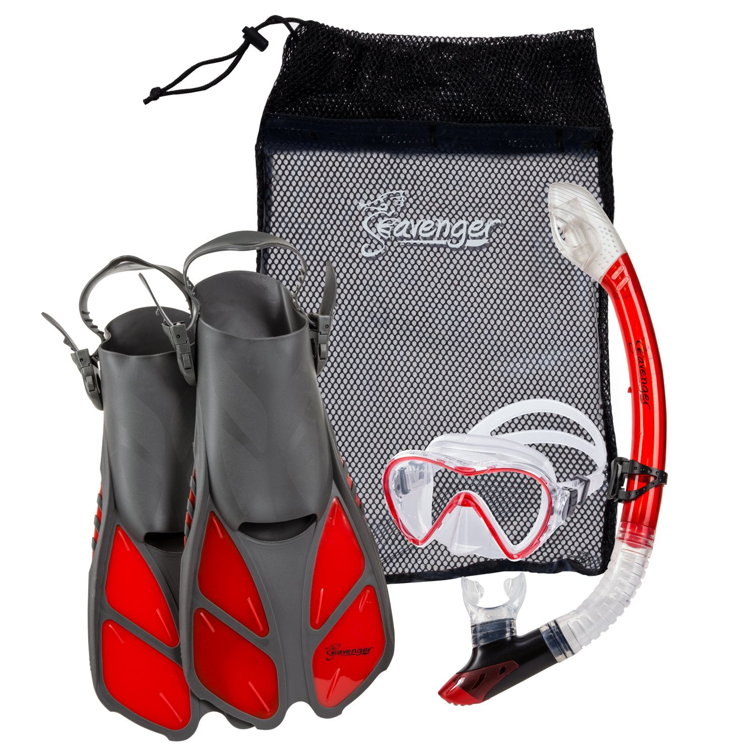 Seavenger Aviator Diving Kit/Snorkeling Set | Kids and Adults (Clear ...