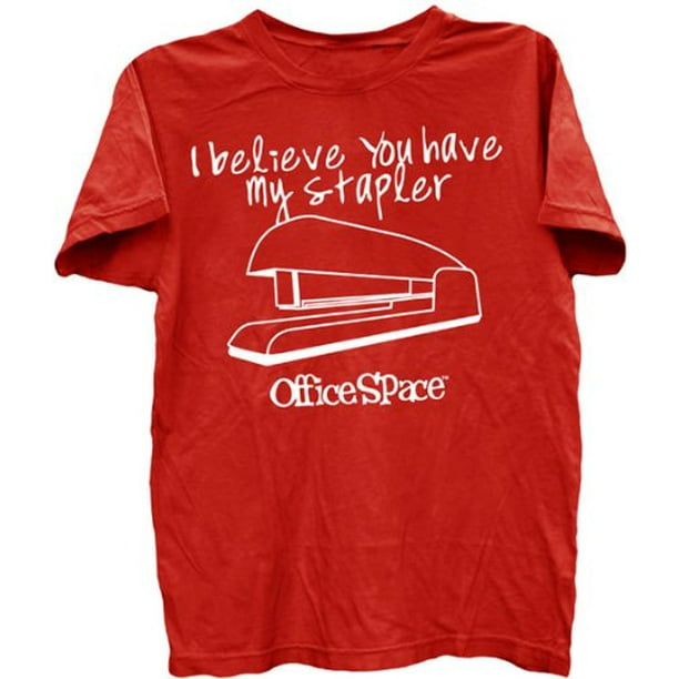 Art Box - Office Space I Believe You Have My Stapler Red Adult T-Shirt ...