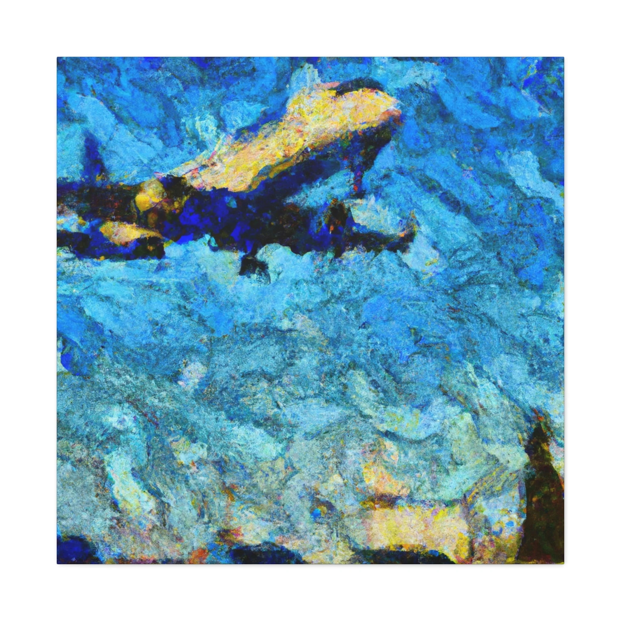 Aerial Flight Overhead - Canvas - Walmart.com