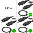 1394B 9 Pin Male to Male Cable 6/10/15ft Fast Data Transfer for Video ...