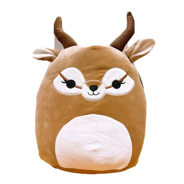 Squishmallows Kellytoy 2022 Exotic Animal 12" Adila the Antelope Plush ...