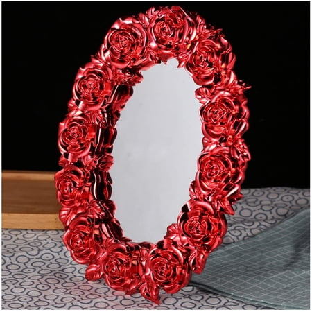 Vanity Mirror Wedding Makeup Mirror Bride Red Vanity Mirror Rose ...