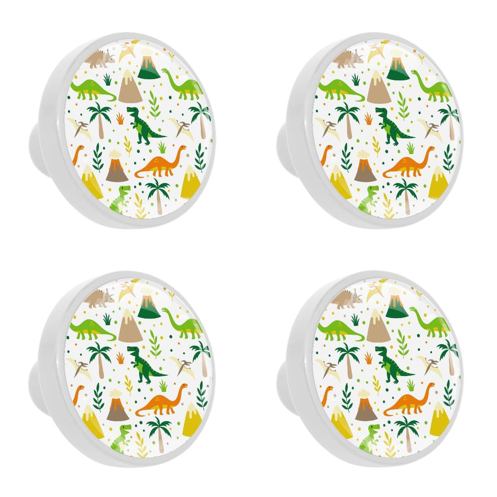 4 Pcs Dinosaur Knobs for Kitchen Cabinet Cupboard Dresser Bookcase ...