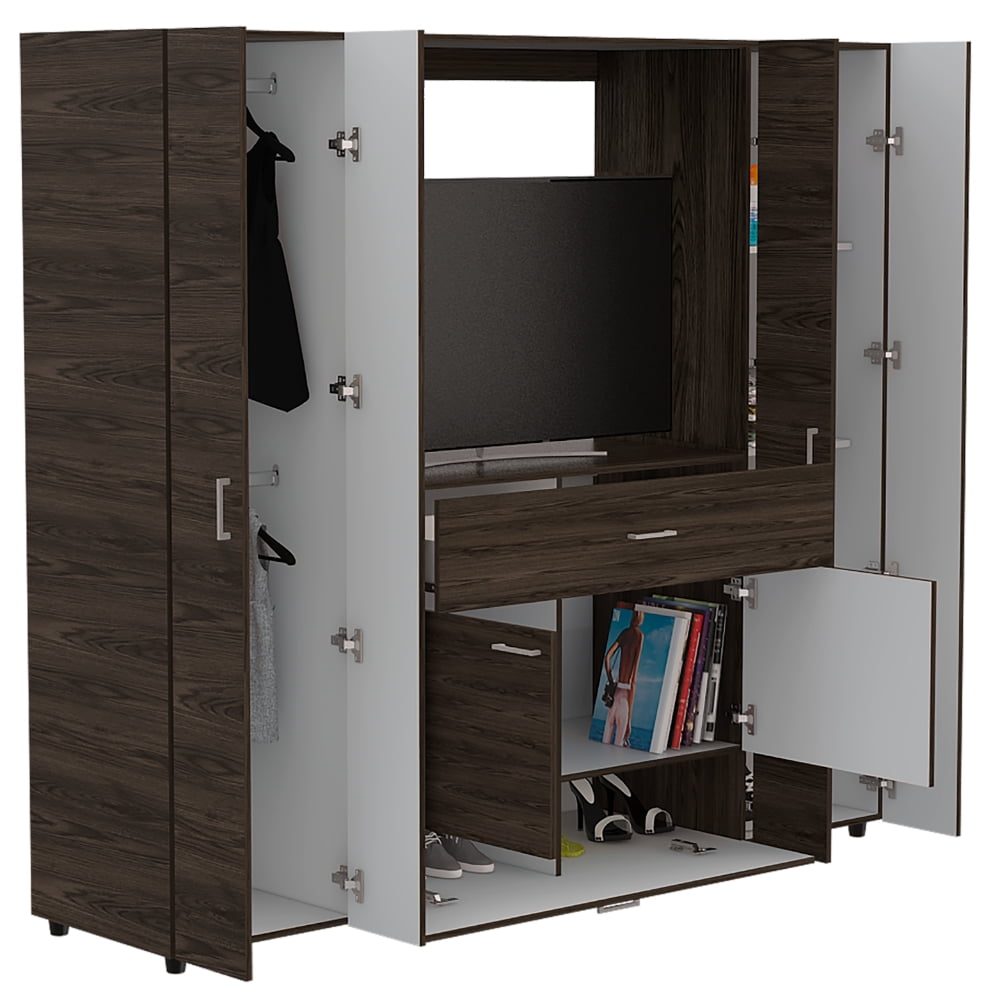 Closet Armable Excelsior Manila Chocolate Armario Recámara | Bodega ...
