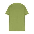 Zyekqe Plus Size Tops For Women Short Sleeve Crewneck Shirts Solid