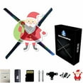 3D Hologram Fan WiFi Projector with 700 Video Library, Tabletop ...