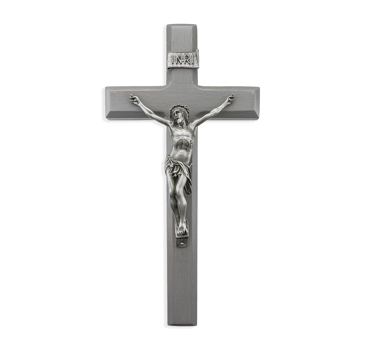 Large Catholic Camtry Gray Wood Wall Crucifix, 12", for Home, Office, Over Door - Walmart.com