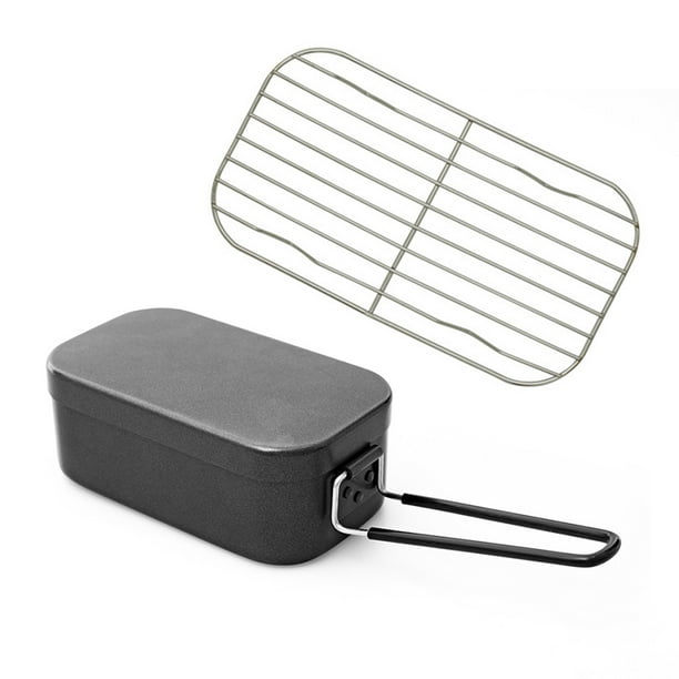 Lutabuo 800ML Bento Box Heat Resistant Bento Lunch Box with Steam Rack ...