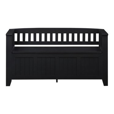 Studio Designs Home Lintel 60" Wide Bonded Leather Bench, Caramel Brown ...