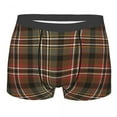 Popular Tartan Plaid Boxer Shorts For Men 3D Printed Male Geometric ...