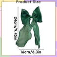 FXMLRLK 1 Pack French Silky Bow Curtain Tieback, Elegant Ribbon Bow for ...