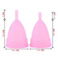 XIRQI Menstrual Cups-Reusable Period Cups-Premium Design with Soft ...