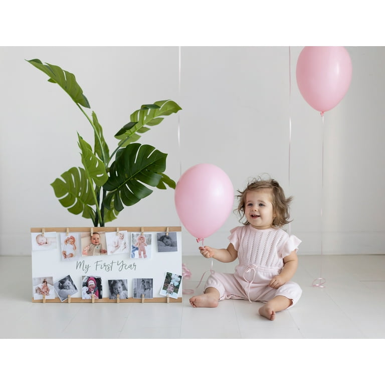 Girl First Year Photo Frame