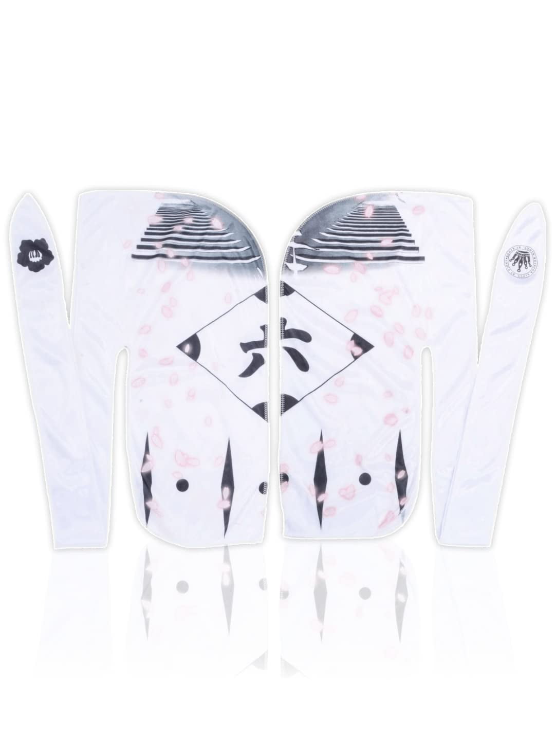 Art Silky Anime Durag with Long Wide Tails and Quadruple Stitching ...