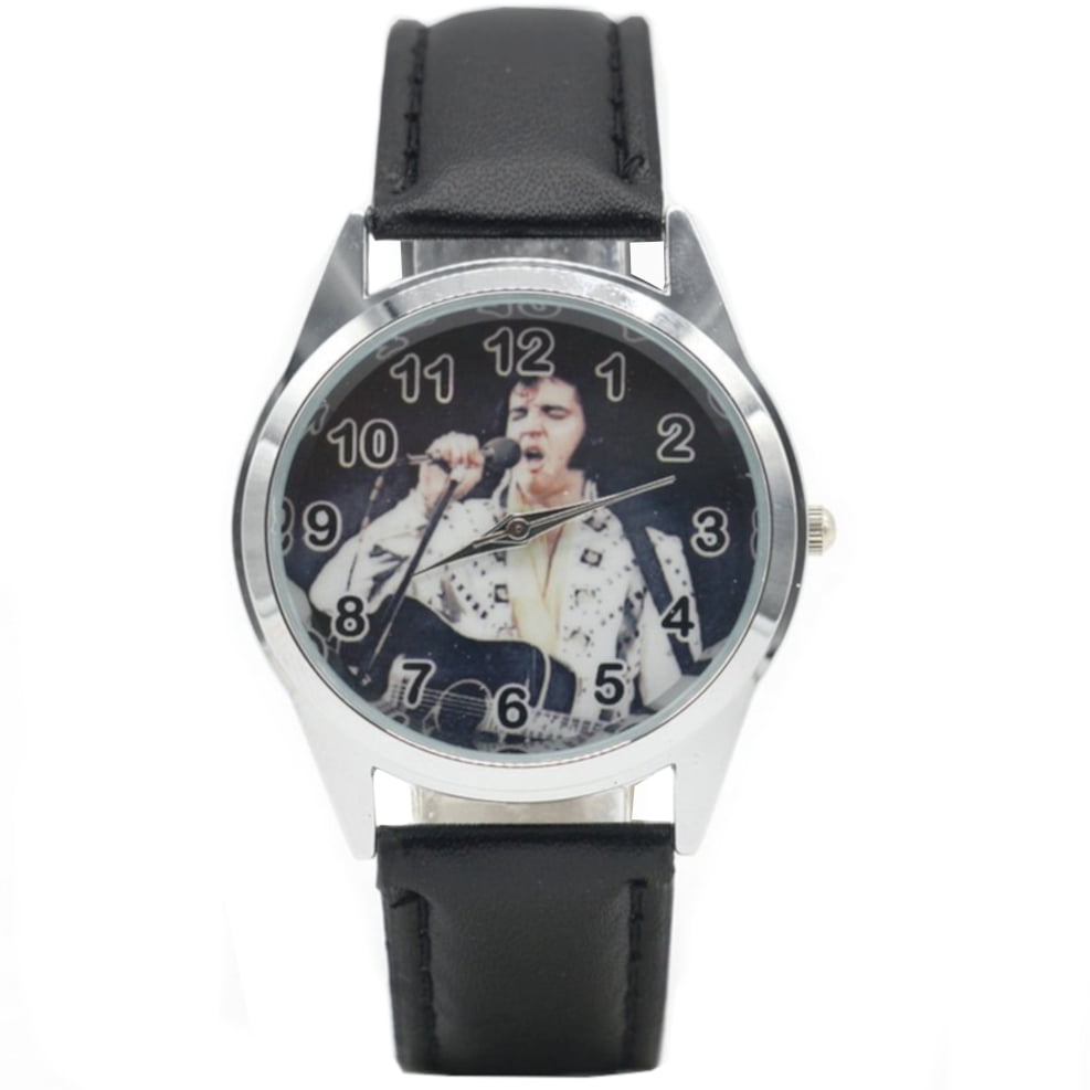 Elvis Presley Round Face On Stage Singing Performance Watch W-18-EP ...