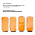 4pcs Rectangular Reflector Safety ABS Reflective Sticker Universal for ...