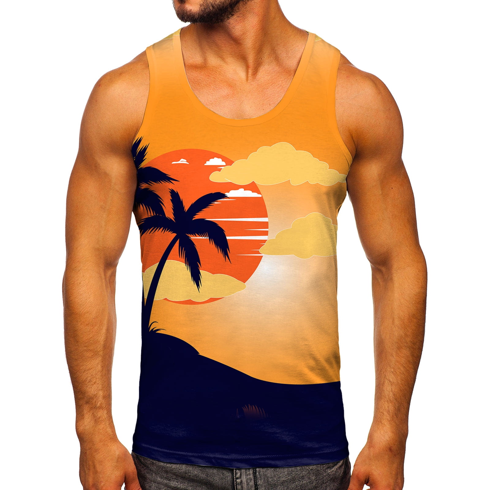 Click here for Ketyyh-Chn99 Mens Undershirts Tank Top 2024 Summer... prices