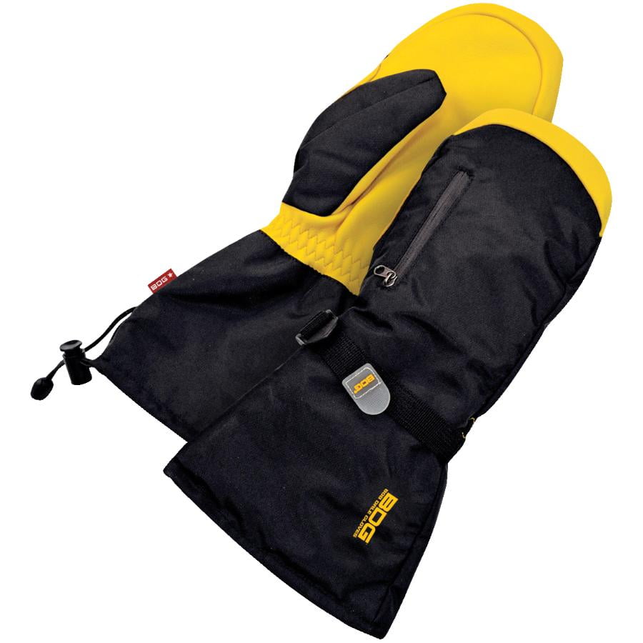 Men's Large Full Grain Deerskin Leather/Nylon Gauntlet Lined Winter ...