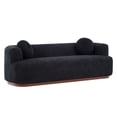 Christopher Knight Home 84.6” Chenille Upholstered Sofa with Rubberwood ...
