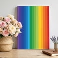 Colors Gradient Canvas Wall Art for Living Room, Purple Blue Green ...