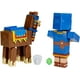 Mattel Minecraft Craft-A-Block Wandering Trader & Llama Action Figure ...