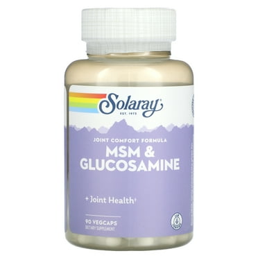 Solaray MSM and Glucosamine 180 Capsules - Walmart.com