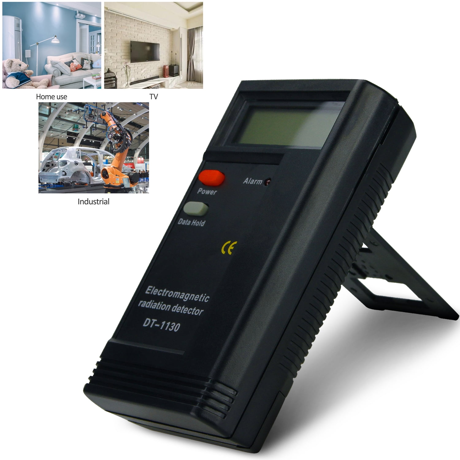 KKSQ Portable Emf Detector LCD Radiation Detector Electromagnetic ...