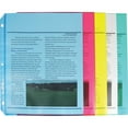 C-Line Colored Polypropylene Sheet Protector, Assorted Colors, 2", 11 x ...