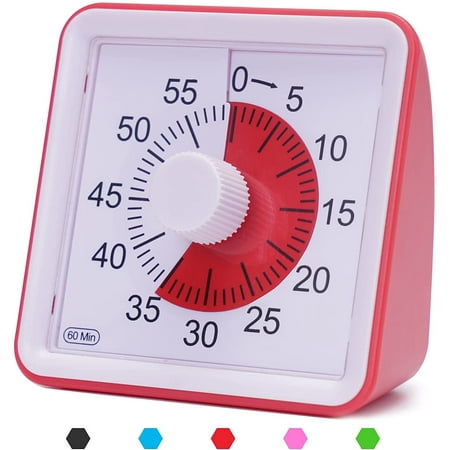 Xizioo Visual Analog Timer, Silent Countdown Timer, Time Management ...