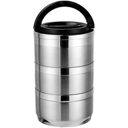 Stackable Stainless Steel Lunch Box, Carry Handl Food Storage Container ...