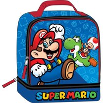 Nintendo's Super Mario Bros. Kids Insulated Double Compartment Lunch ...