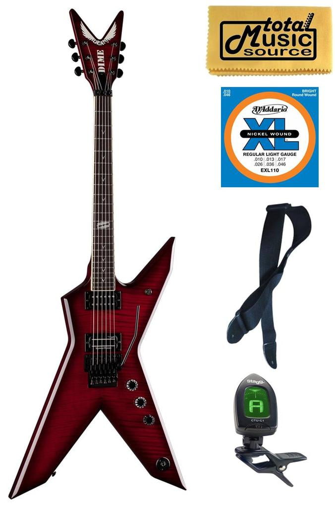 Dean Guitars DimeBag Rebel Flame Top Floyd Electric Guitar, DB REBEL ...