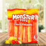 Budget Saver Cherry Pineapple Slushed Ice Pops 3 oz Summer Dessert 12 ...