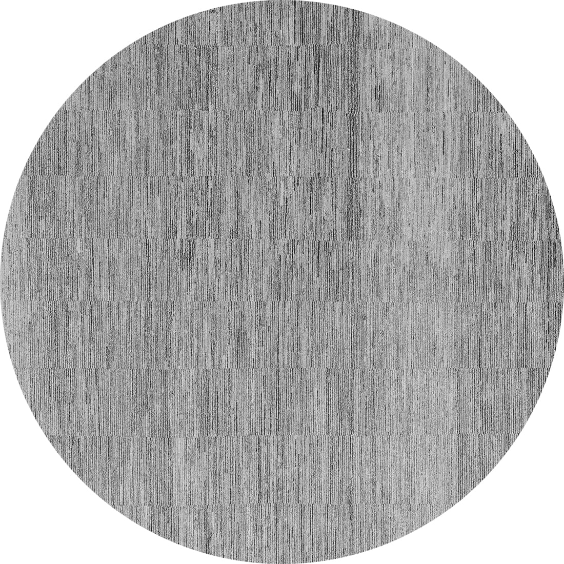 Ahgly Company Indoor Round Solid Gray Modern Area Rugs, 8' Round ...
