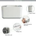 Penck Toothbrush & Toothpaste Holder, with Compartments, Bathroom ...