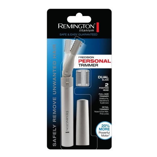 Remington MPT-3600 Battery Operated Dual Blade Pen Trimmer, Grey ...