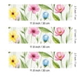3 pcs Soft Spring Florals Cake Strips Edible birthday cake strips, cake ...