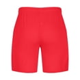 Elvqul Mens Shorts Pocket Sport Shorts Quick Dry Big and Tall Red ...