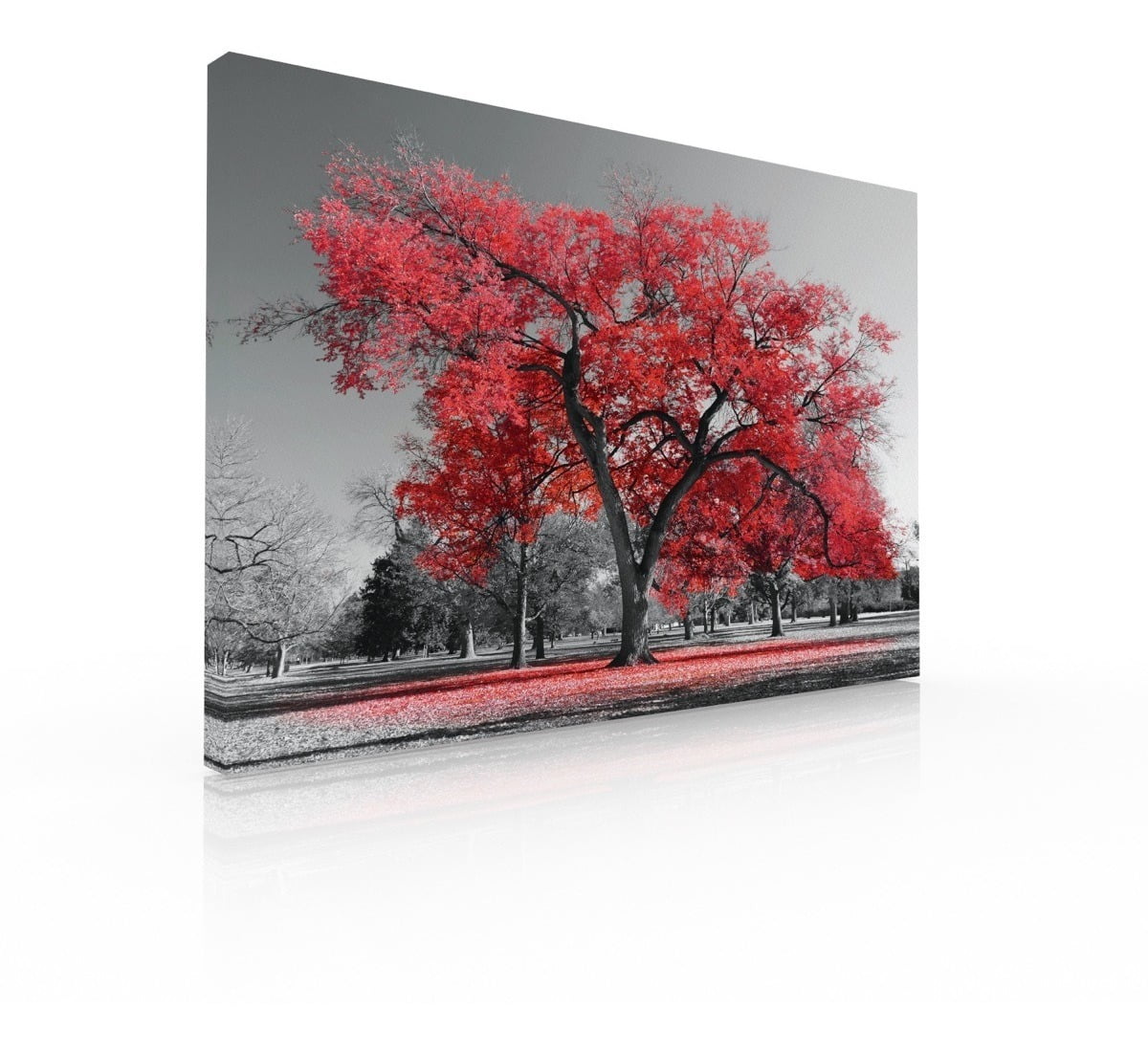 Cuadro Decorativo Moderno Ideas Creativas Arbol Rojo 120 cm x 80 cm ...