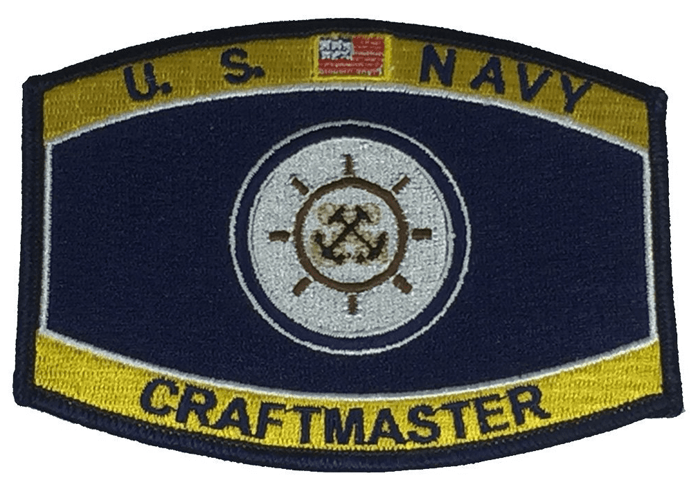 USN NAVY CRAFTMASTER RATING MOS PATCH SAILOR VETERAN - Walmart.com
